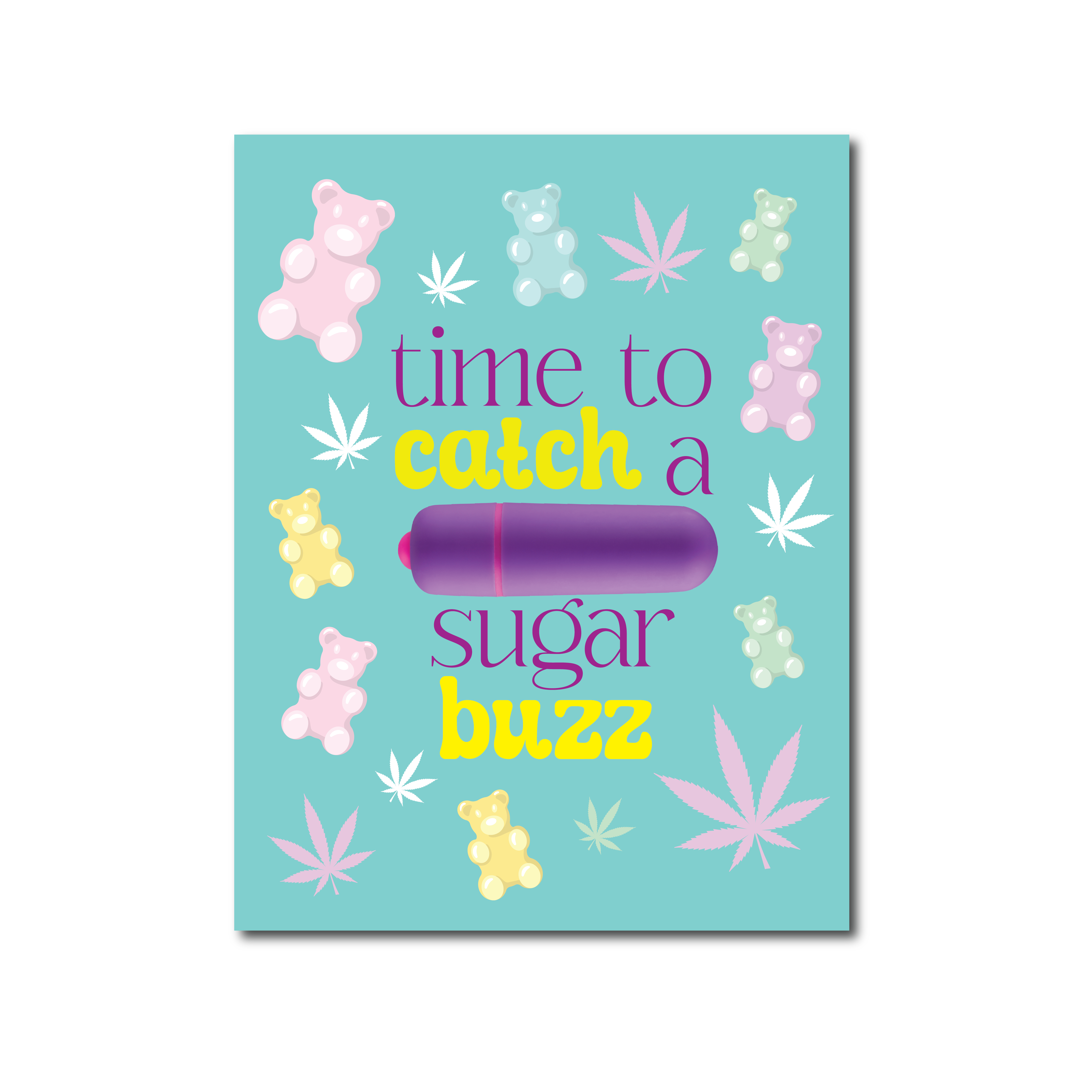 Sugar Buzz - NaughtyVibes Greeting Card – Rock Candy Toys Online