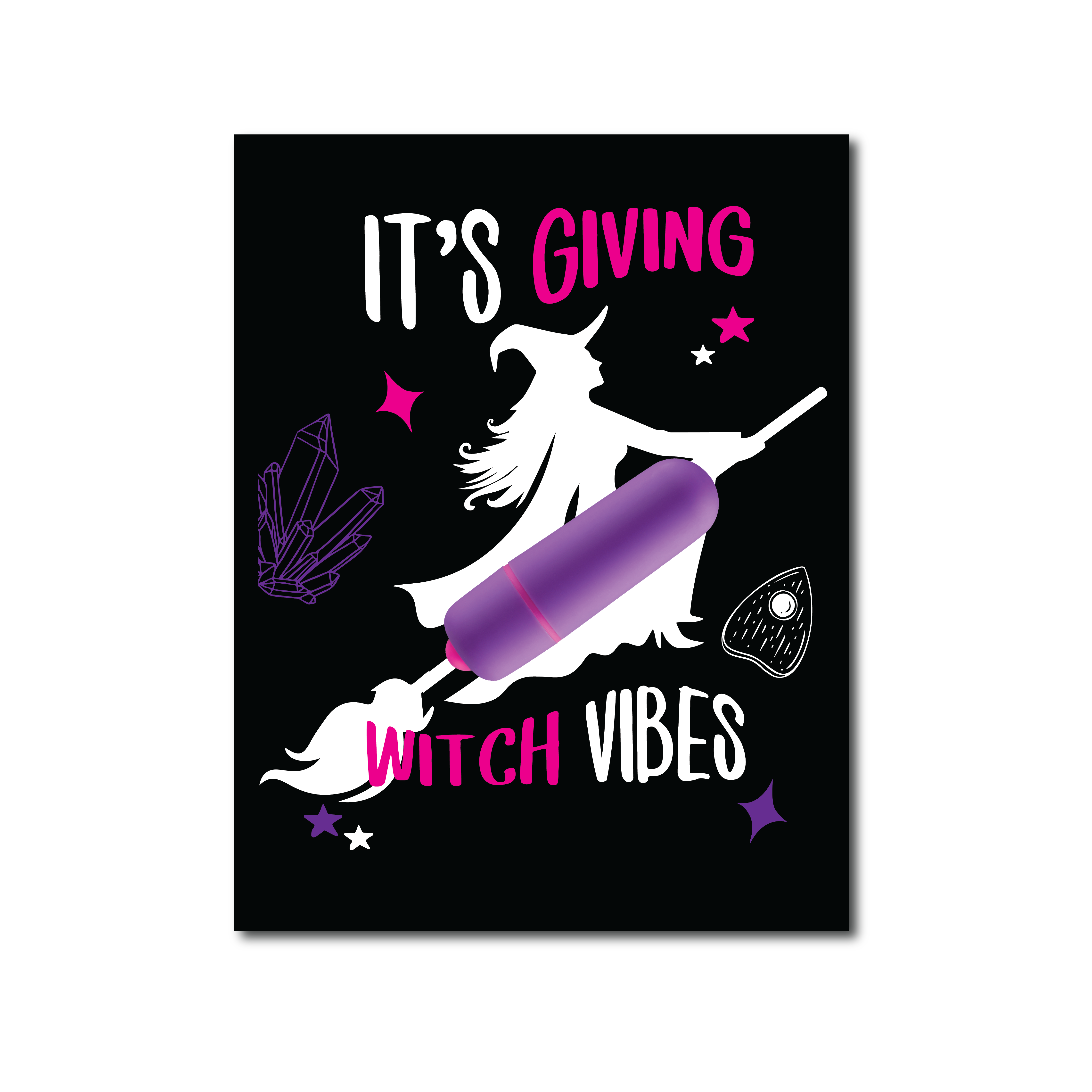 It's Giving Witch Vibes - NaughtyVibes Greeting Card – Rock Candy Toys ...